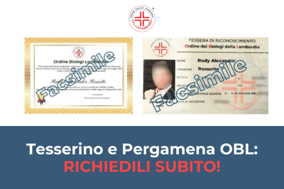 Accesso all'area riservata per gli iscritti a OBL attraverso SPID e CIE - Ordine Biologi Lombardia